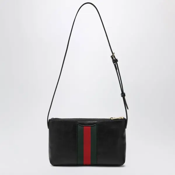 Gucci Leather Mini Horsebit Web Bag