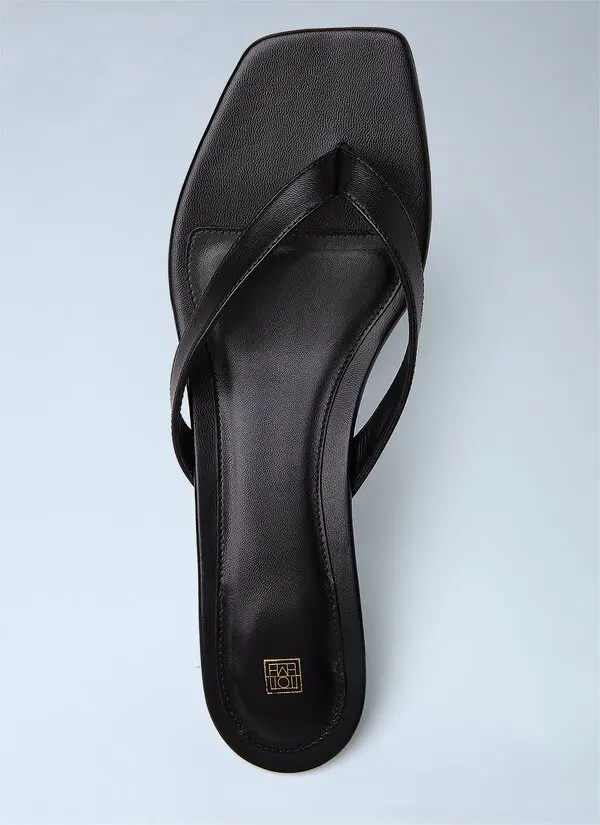 TOTEME Flip Flop Kitten Heels