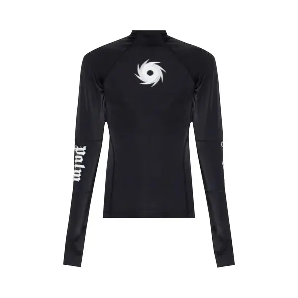 Palm Angels Anti-uv Surf Long-sleeve Tee /white