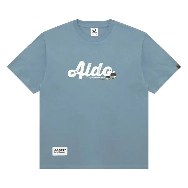 AAPE R Graphic Tee /grey