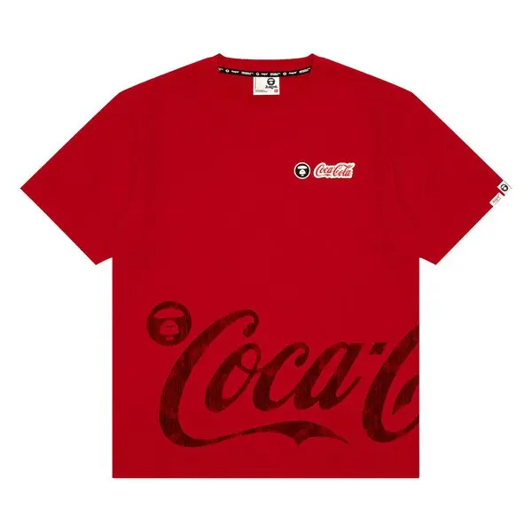 AAPE X Coca Cola Graphic Tee /light