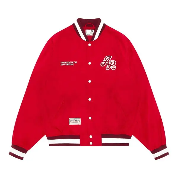 AAPE Sports Logo Varsity Jacket