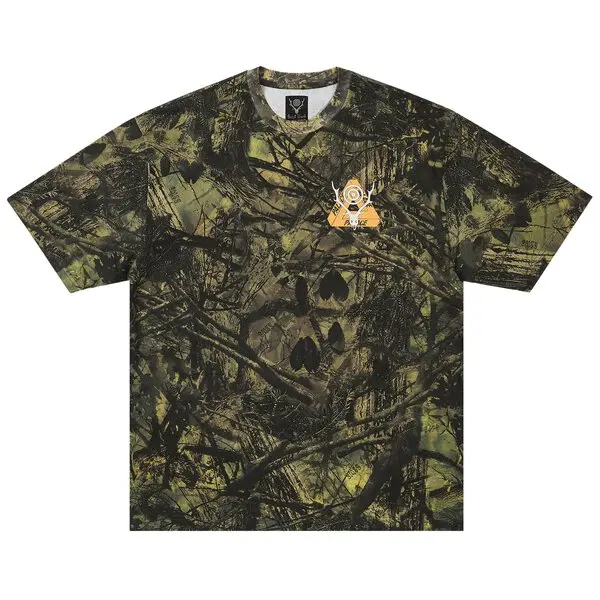 PALACE X South2 West8 Stag-ferg T-shirt 'olive Camo