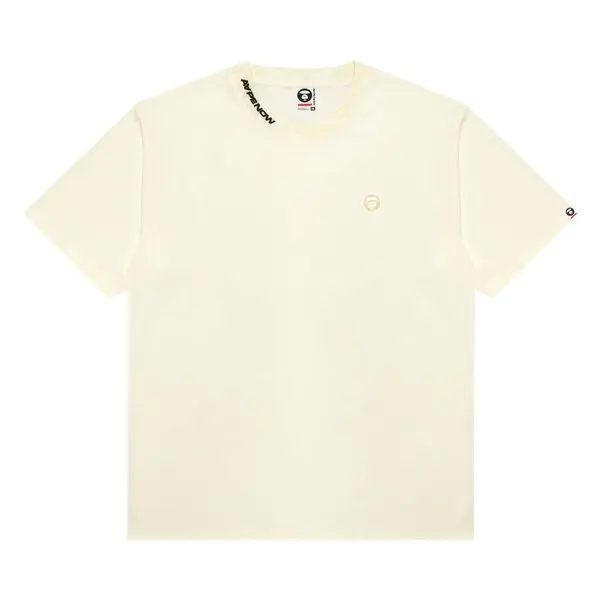AAPE Now Moonface Logo Tee 'ivory