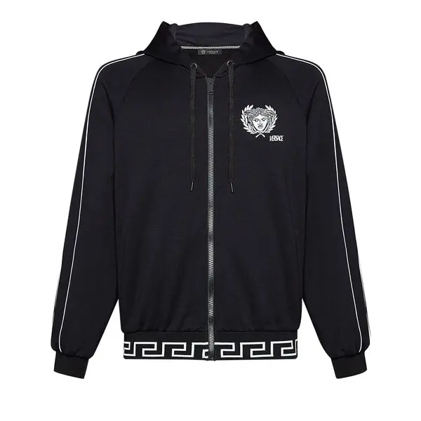 Versace Medusa Motif Gym Jacket - Black