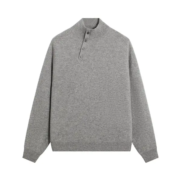 Kith Kin Cashmere Cyrus Turtleneck 'mid Heather - Grey