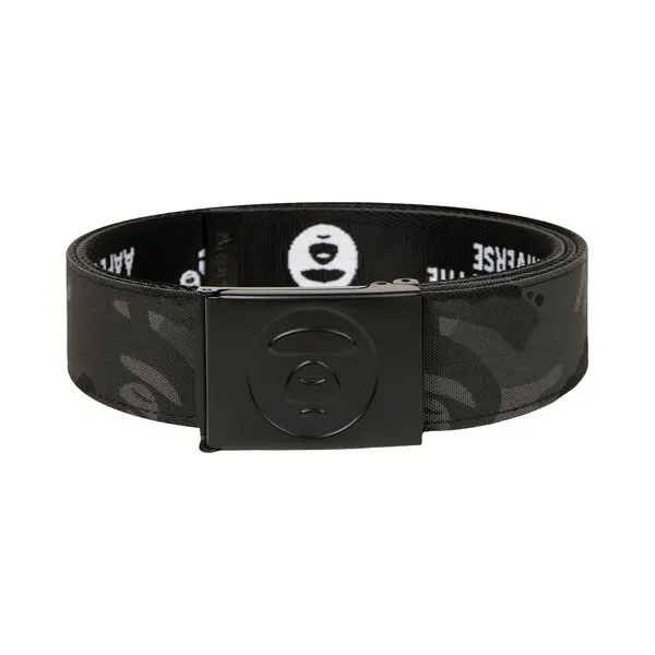 AAPE Moonface Camo Belt - Black