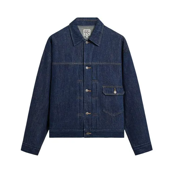 Kith Kin Rope Twill Alonzo Jacket 'dark Indigo
