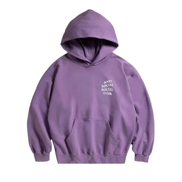 ANTI SOCIAL SOCIAL CLUB Clutching Pearls Hoodie 'washed - Purple