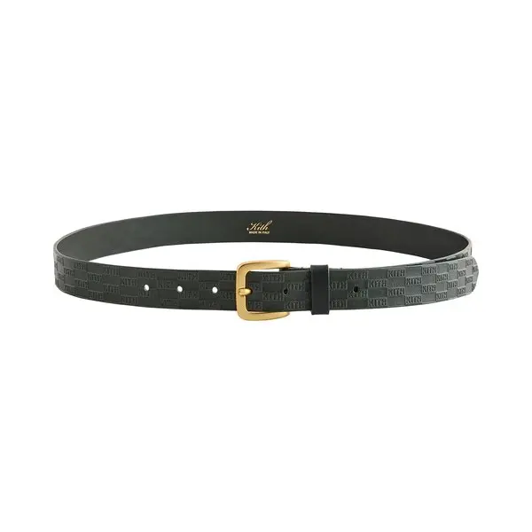 Kith Monogram Vachetta Leather Belt 'equestrian