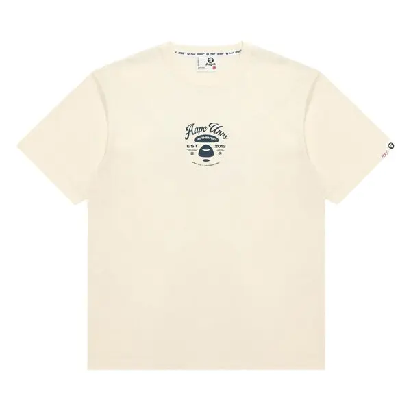 AAPE Unvs Unvs Graphic Tee 'ivory/white