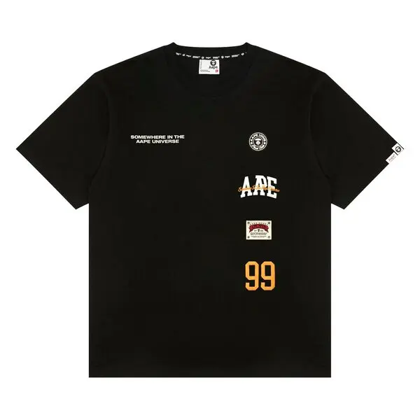 AAPE Unvs Unvs Multi-logo Tee