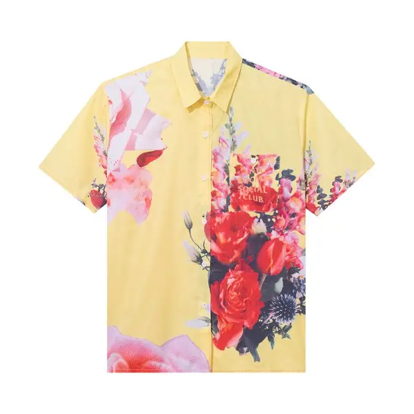ANTI SOCIAL SOCIAL CLUB Summers Over Button Up - Yellow