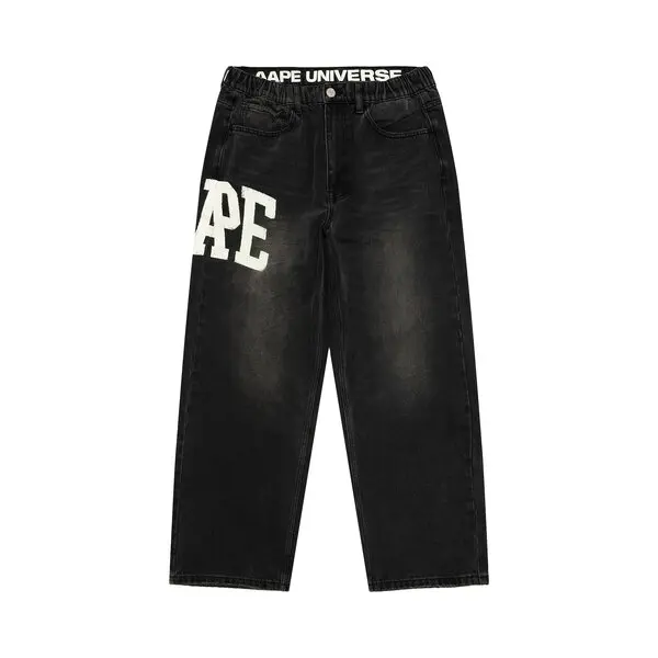 AAPE Sport Logo Jeans