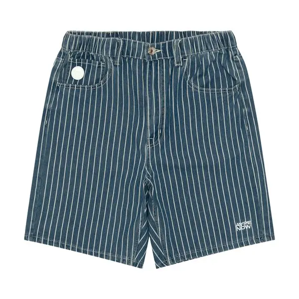 AAPE Now Moonface Denim Shorts /white