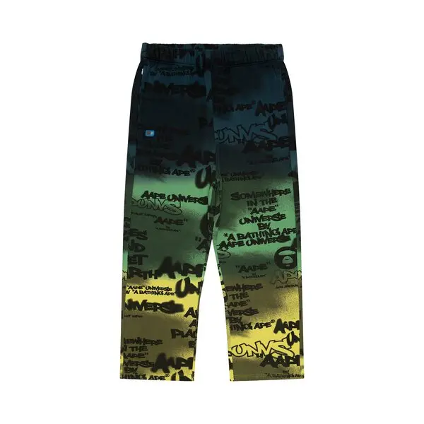 AAPE Unvs Graffiti Sweat Pants