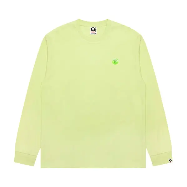 AAPE Now Moonface Long Sleeve Tee /light