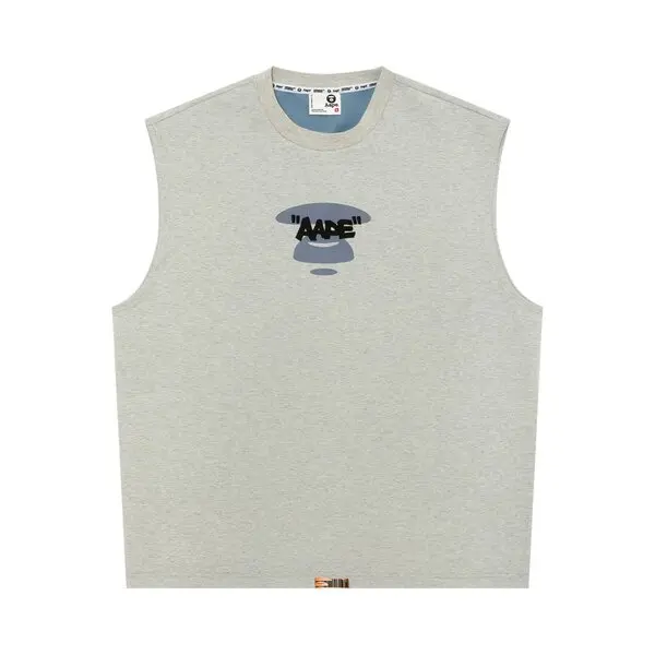 AAPE Moonface Logo Tank Top /heather