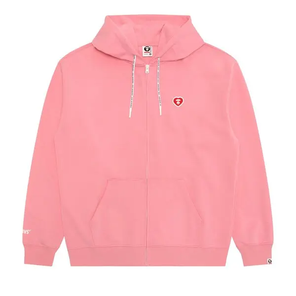 AAPE Now Heart Moonface Zip-up Hoodie