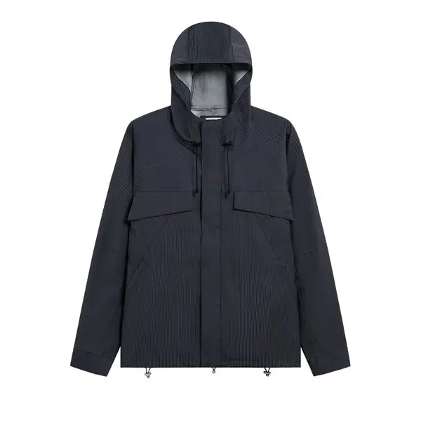Kith Kin Tropical Wool Gael Parka 'nocturnal - Black