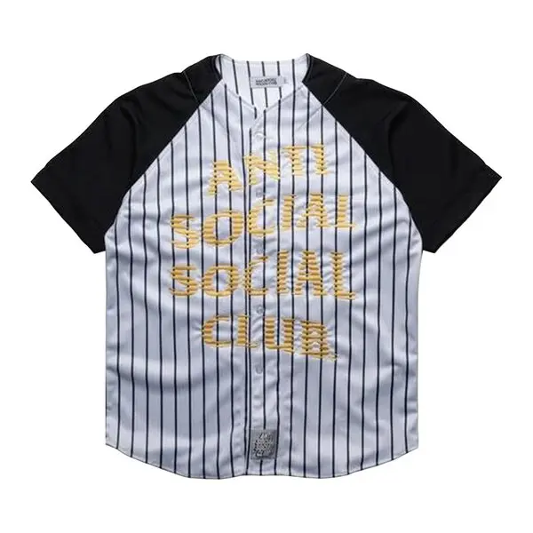 ANTI SOCIAL SOCIAL CLUB Pinstriped Jersey /white