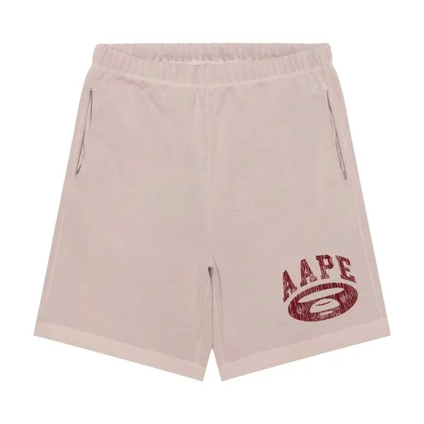 AAPE Moonface Sweat Shorts 'ivory