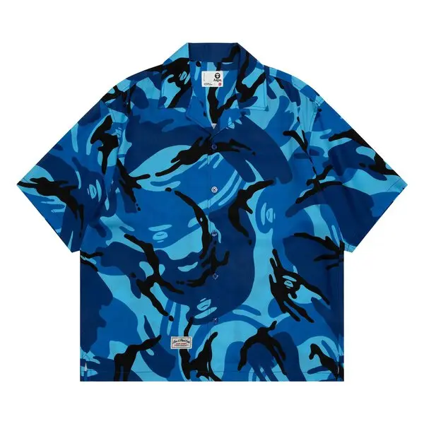 AAPE Sports Camo Short Sleeve Shirt /multicolor