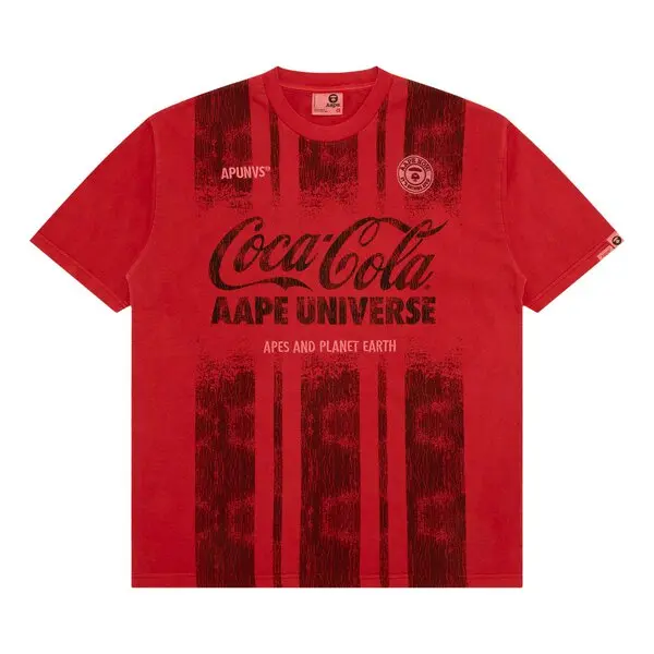 AAPE X Coca Cola Unvs Graphic Tee /light