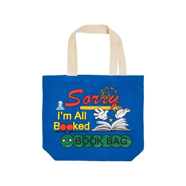 ONLINE CERAMICS Sorry, All Booked! Tote - Blue