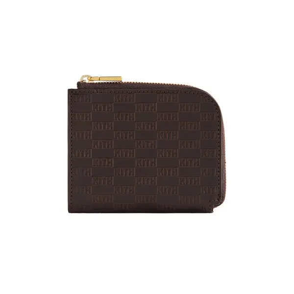 Kith Monogram Vachetta Zip Wallet 'incognito