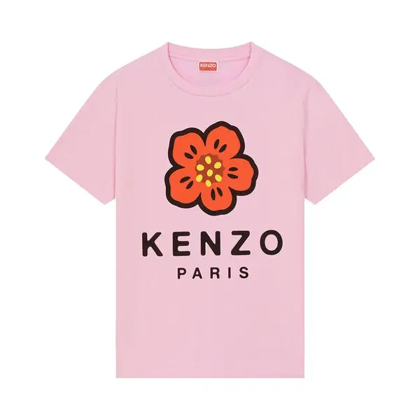 Kenzo Broke Flower Loose T-shirt 'rose