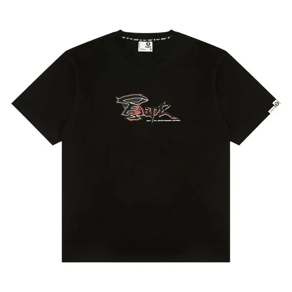 AAPE Graphic Tee - Black
