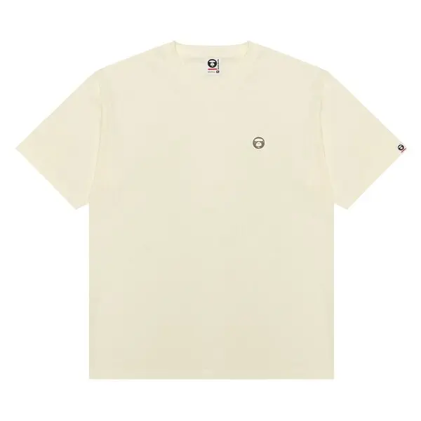 AAPE Now Moonface Tee 'ivory/white - Cream