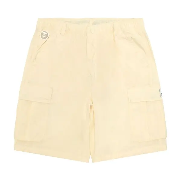 AAPE Now Moonface Cargo Shorts 'ivory