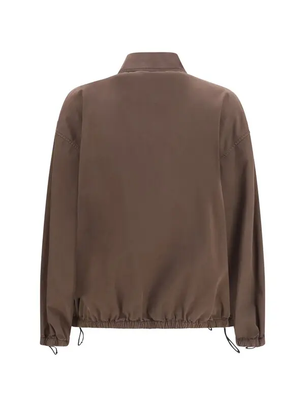 Miu Miu Gabardine Jacket With Zip