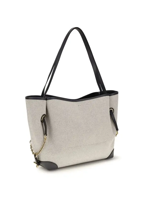 Chloé Clover Tote Bag In Canvas