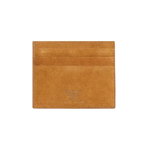 Kith Giorgio Armani & Suede Card Holder