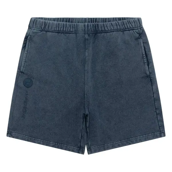 AAPE Now Moonface Sweat Shorts 'navy/light