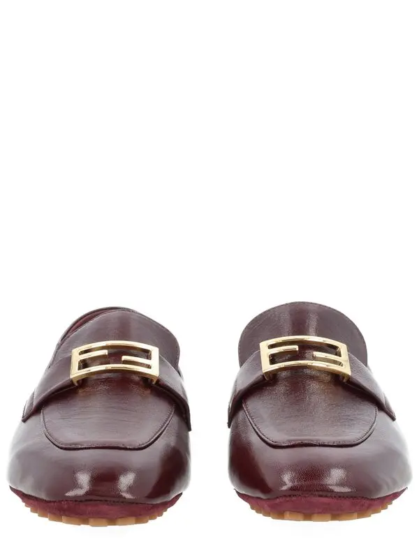 Fendi Leather Mocassino Baguette - Multicolor