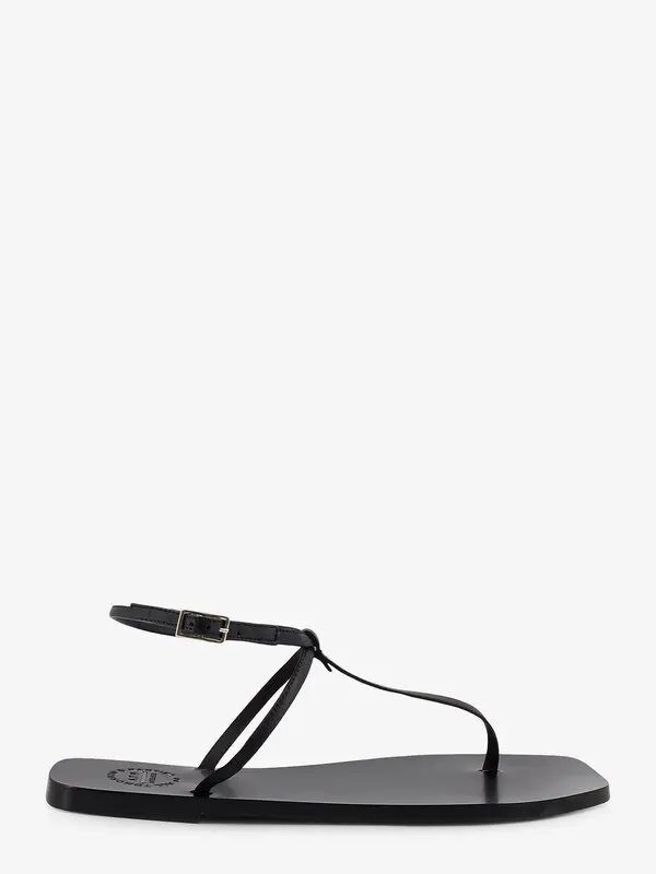 ATP ATELIER Alassio Leather Sandals - Black