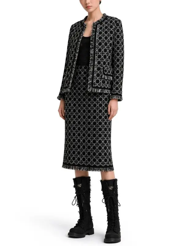 Dior Macrocannage Midi Skirt