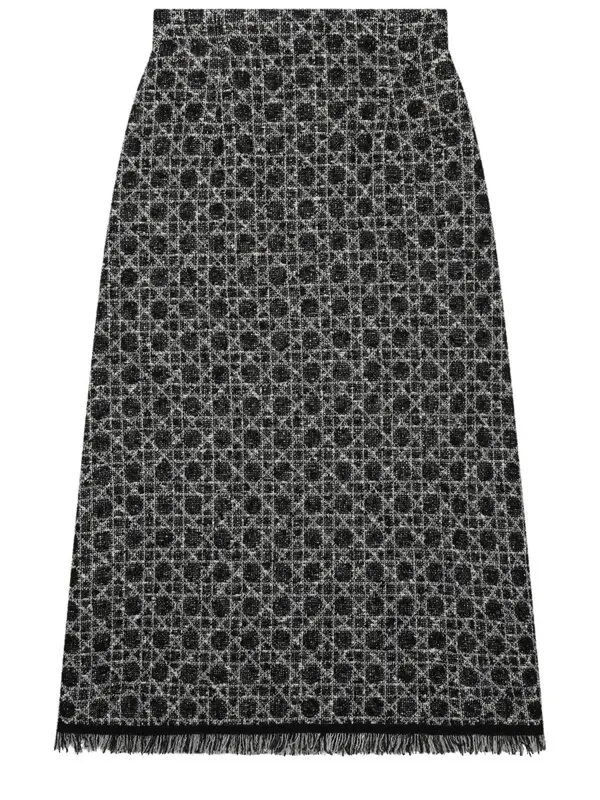 Dior Macrocannage Midi Skirt