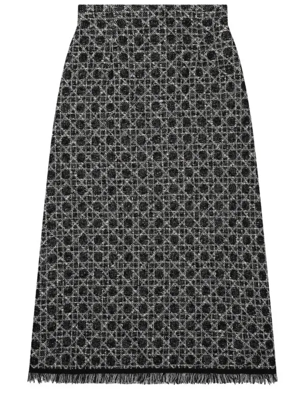 Dior Midi Skirt - Black