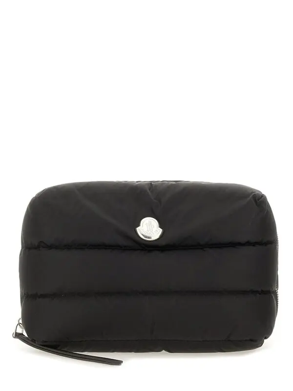Moncler Quilted Caradoc Beauty Case - Black