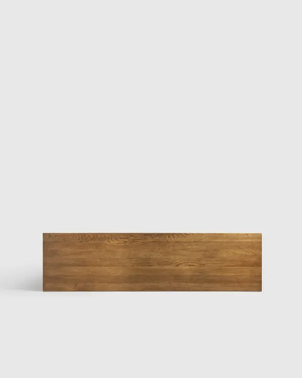Quince Solid Wood Plank Dining Bench