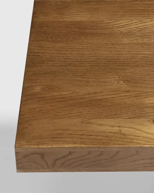 Quince Solid Wood Plank Dining Bench