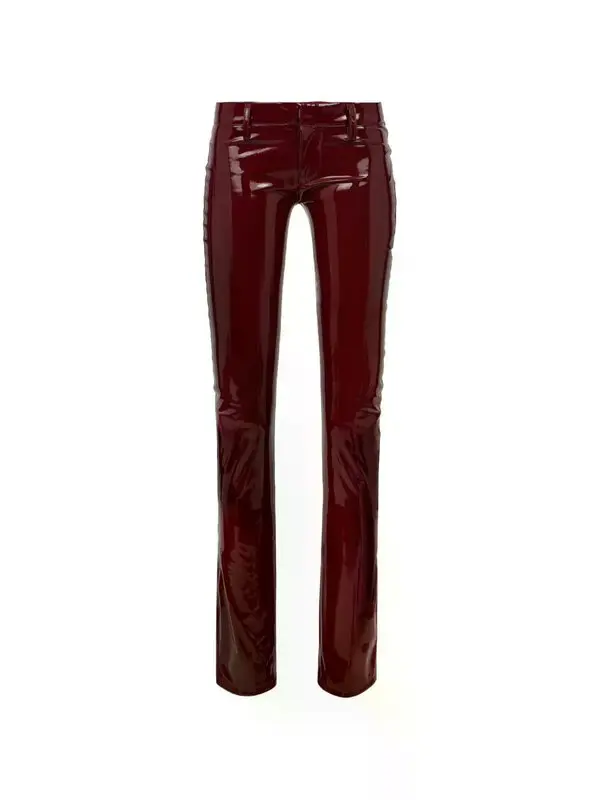 Dsquared2 Glossy-finish Trousers - Red