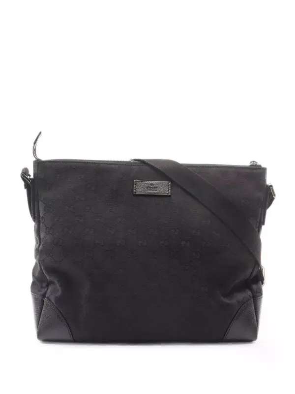 Gucci 2010s Gg Cross Body Bag - Black