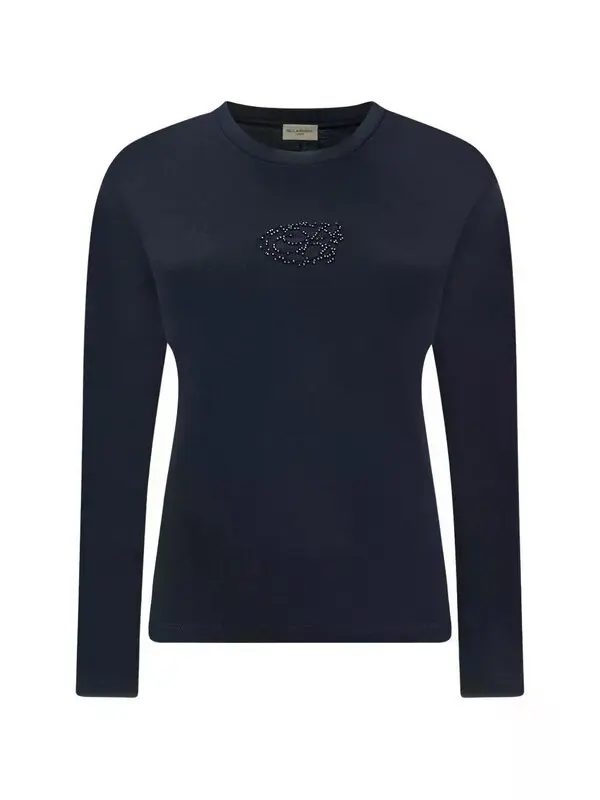 Paul & Shark Beaded Logo-embroidered T-shirt