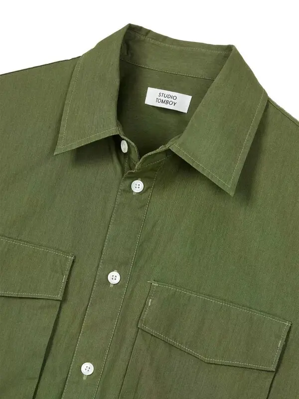STUDIO TOMBOY Double-pocket Shirt